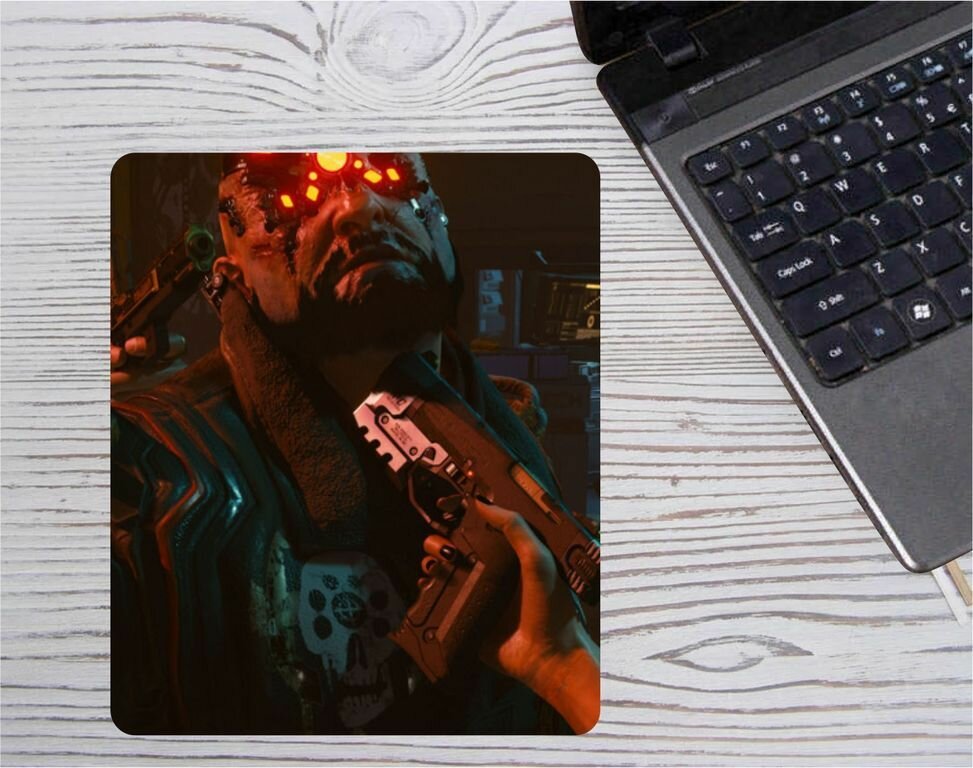 Коврик для мышки игровой 36 на 29 см GOODbrelok Киберпанк, Cyberpunk №10