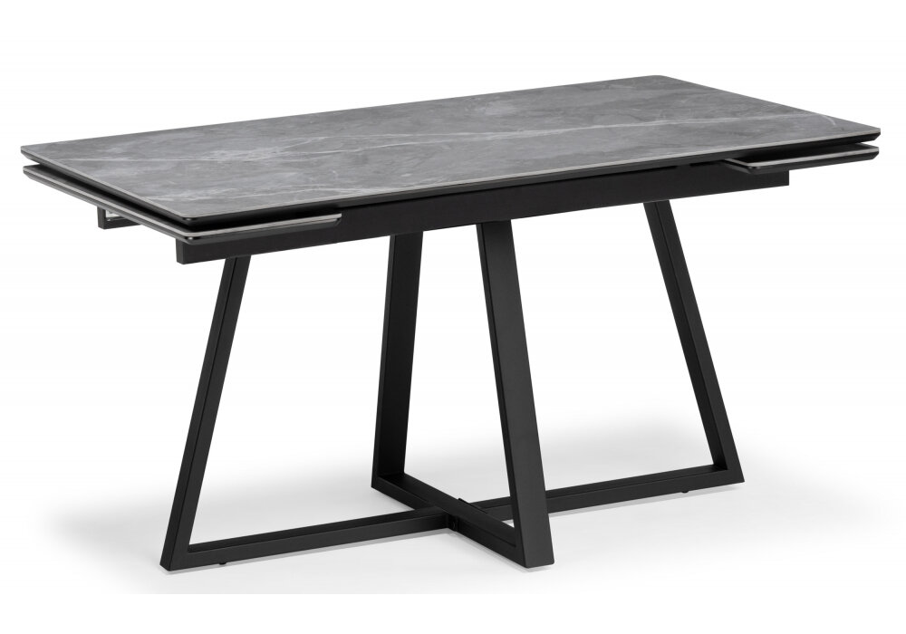 Керамический стол Памелла Woodville серый, металл и керамика