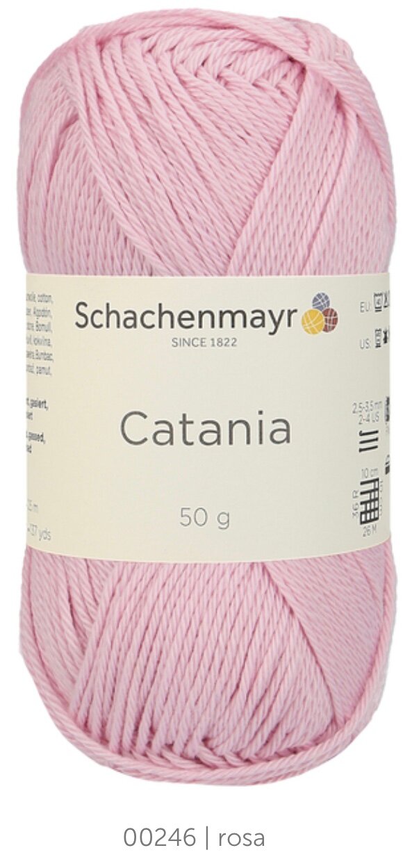 Catania /Катания/ пряжа Schachenmayr Originals, MEZ, 9801210 (00246, rosa (роза), розовый)