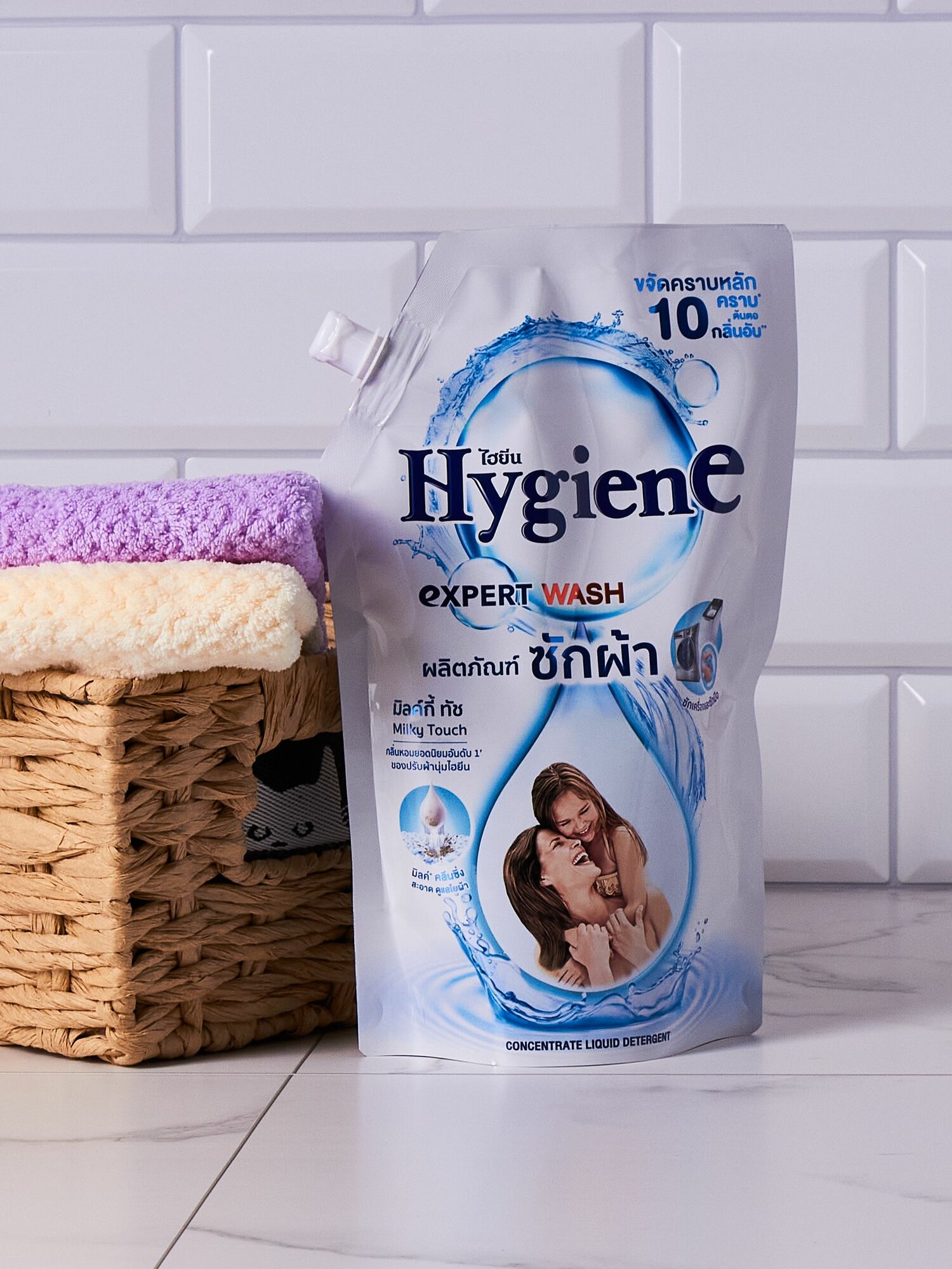 Hygiene Гель для стирки концентрированный парфюмированный "Нежность Молока" 600мл