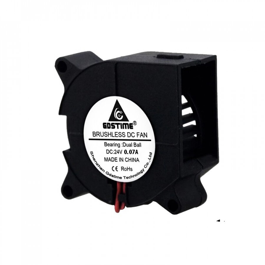 Вентилятор турбинный GDStime 40 x 40 x 20 мм 24V, подшипники