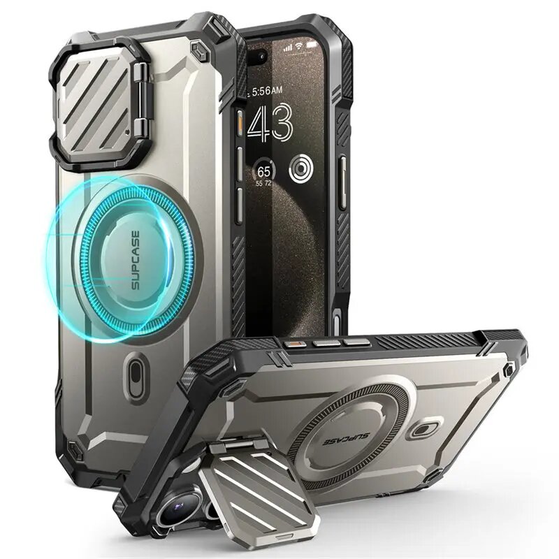 SUPCASE UB Mag XT для iPhone 16 Pro Max, TiGray