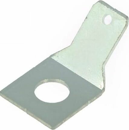 Наконечник DEGSON K5-00A(H) плоский 4,8мм 0,8мм "папа" M3,5 винтами латунь 1 шт