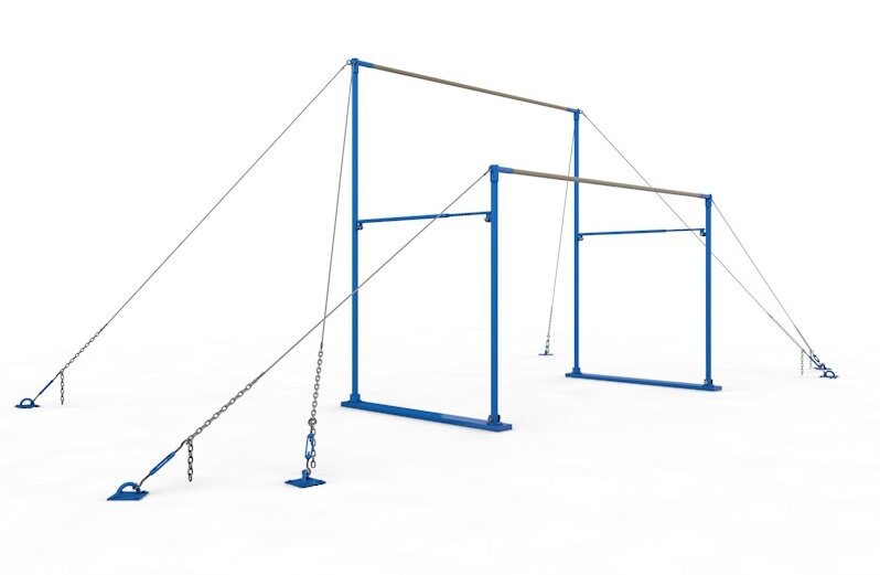 Брусья Олимпийские женские, с углепластиковыми жердями, профессиональные Pioner A14733