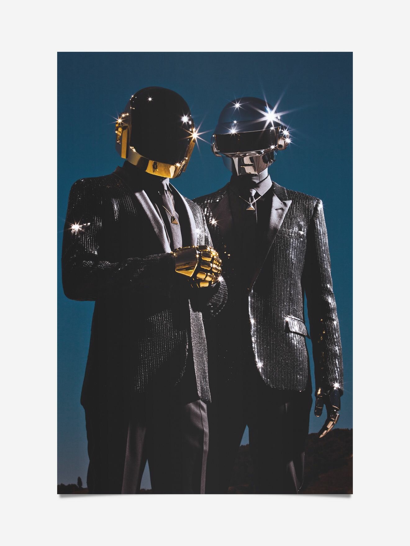 Постер (плакат на стену) группы Daft Punk - 40 на 60 см. от Poster4me