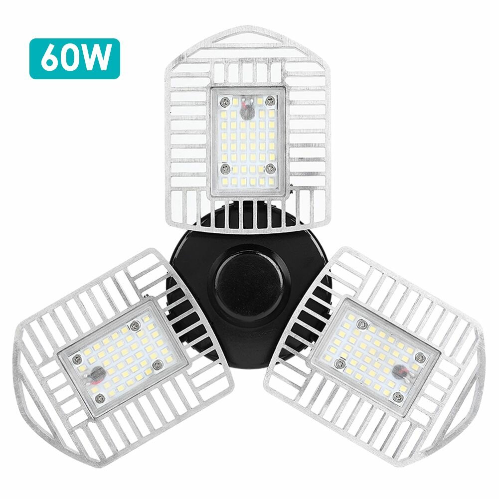 Потолочный светильник безопасности наивысшей мощности LED 60W 6000LM Garage Light с основанием E26