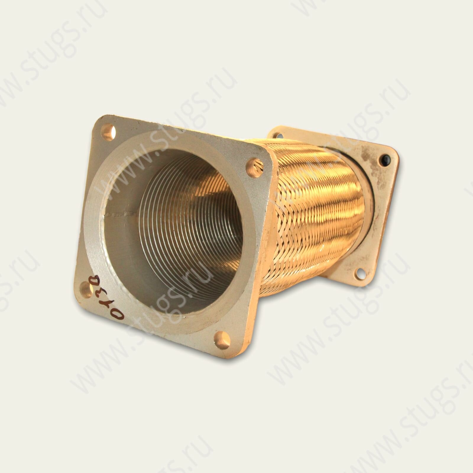 Гофра глушителя SHAANXI / SHACMAN E3 (L 317, d 120) 2 фланца В оплетке DZ9118540130HQ