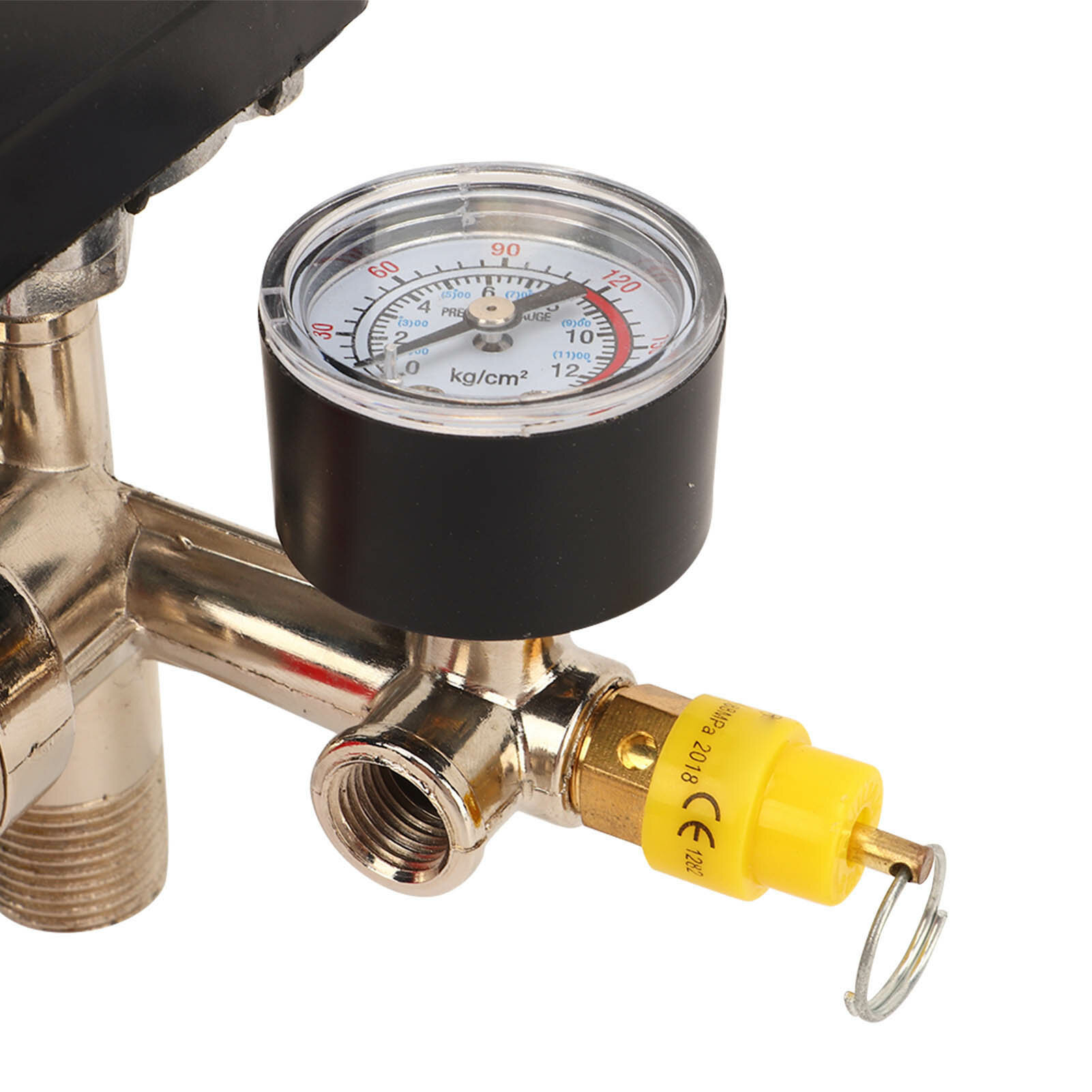 Автоматический переключатель давления, шаровой клапан в стиле соединения, воздушный компрессор, регулирующий клапан давления от 0 до 180 фунтов на квадратный дюйм