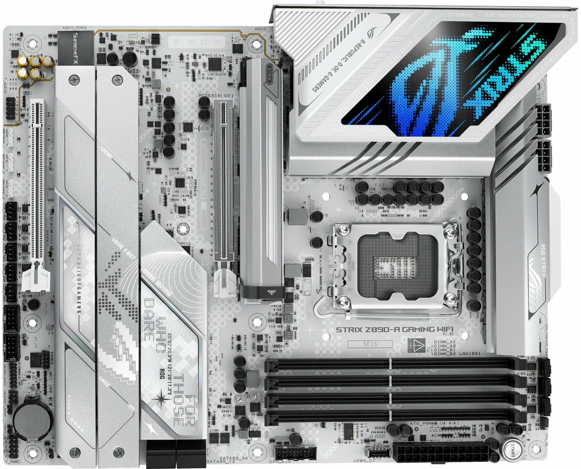 Материнская плата Asus ROG STRIX Z890-A GAMING WIFI, Soc-1851, Intel Z890, ATX