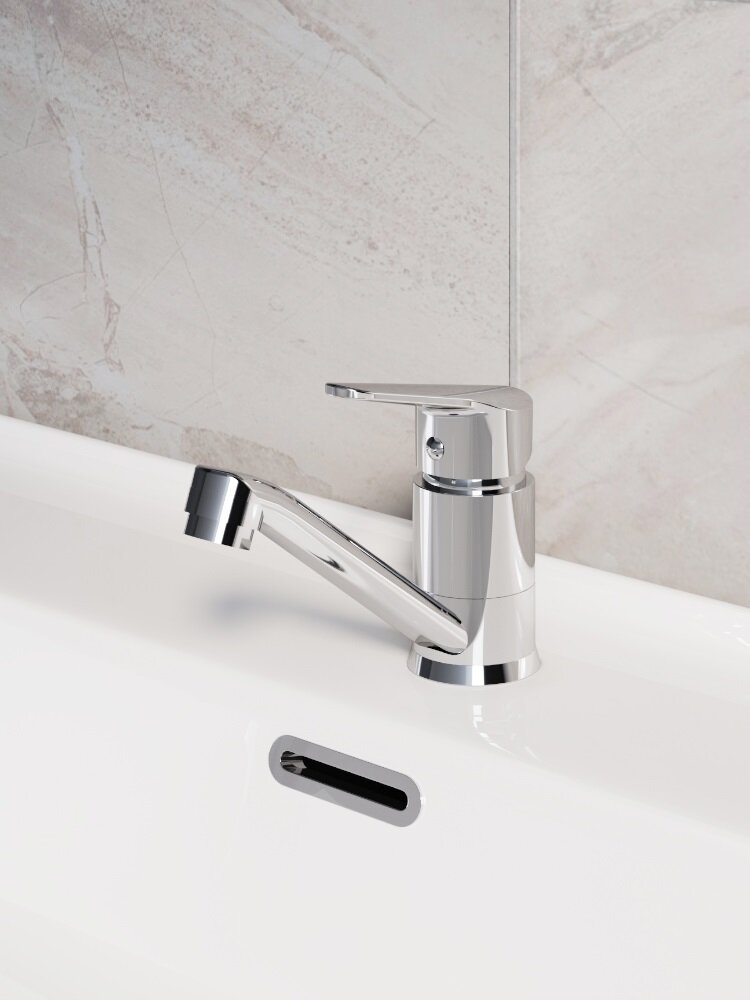 Смеситель VODA "Breeze" для кухни/раковины, полимерный сплав