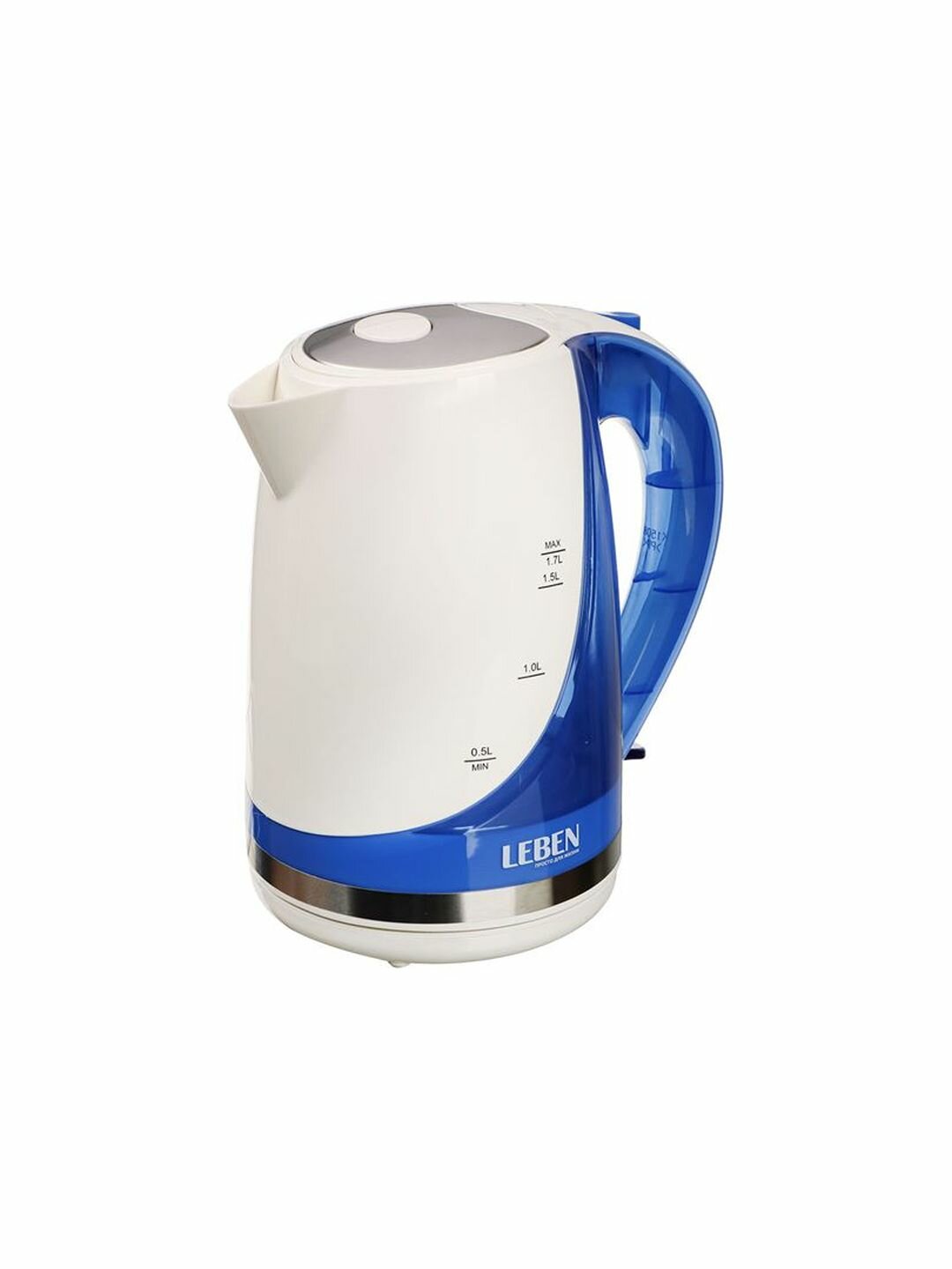 Чайник электрический 1,7л LEBEN 1850Вт скрытый нагр. эл, автооткл