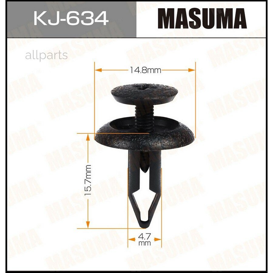 MASUMA KJ634 клипса крепжная
