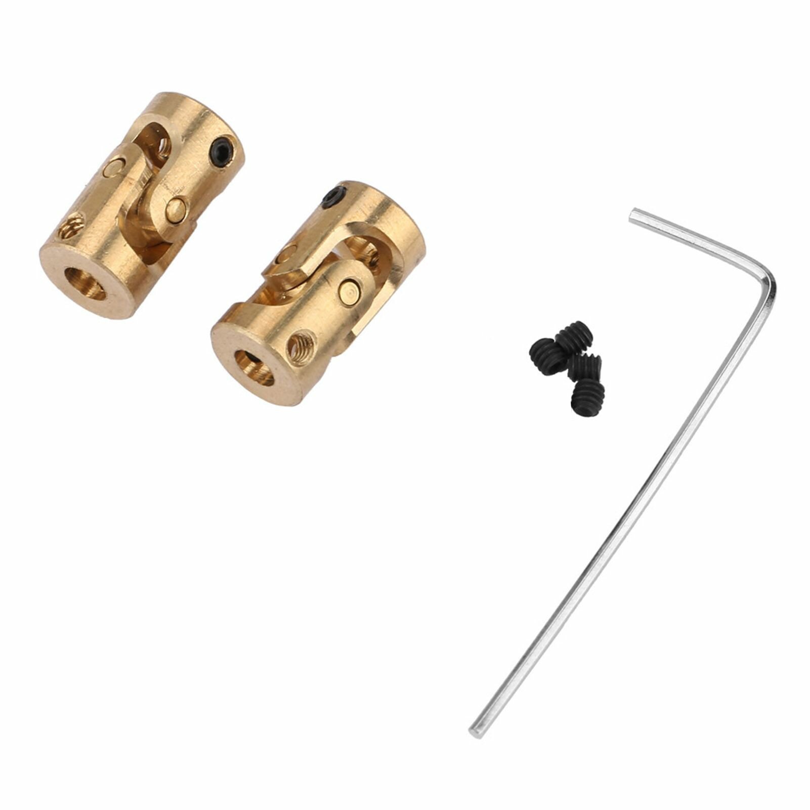 2 шт. Латунная карданная муфта вала двигателя для рулевого управления, шарнир 3 3 мм