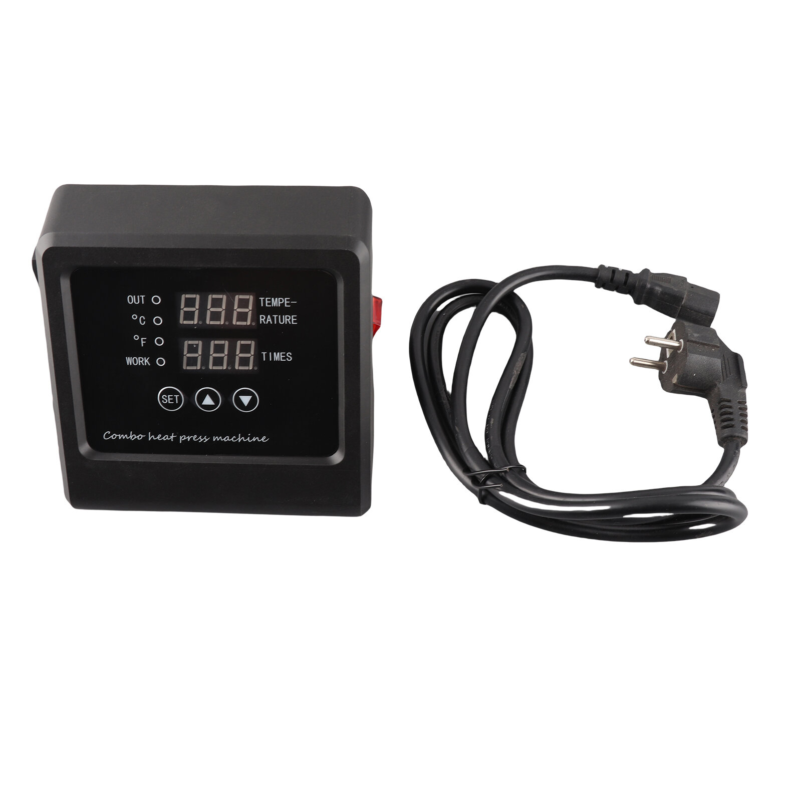Многофункциональный блок управления термопрессом Цифровая коробка Светодиодный контроллер для футболок / тарелок / кепок / кружек Откидная машина для сублимационной печати с передачей тепла