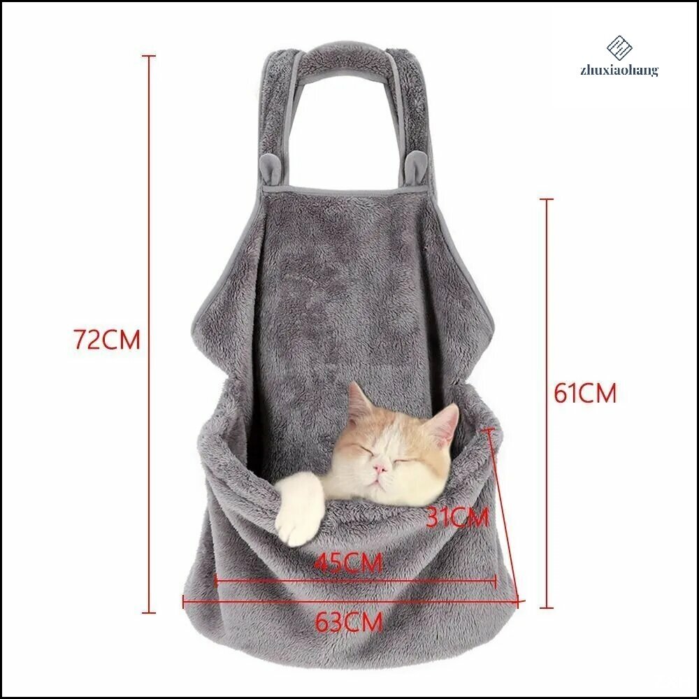 Эксклюзивная переноскакенгуру WEH для прогулок с кошками и щенками, выполненная из теплого плюшевого материала