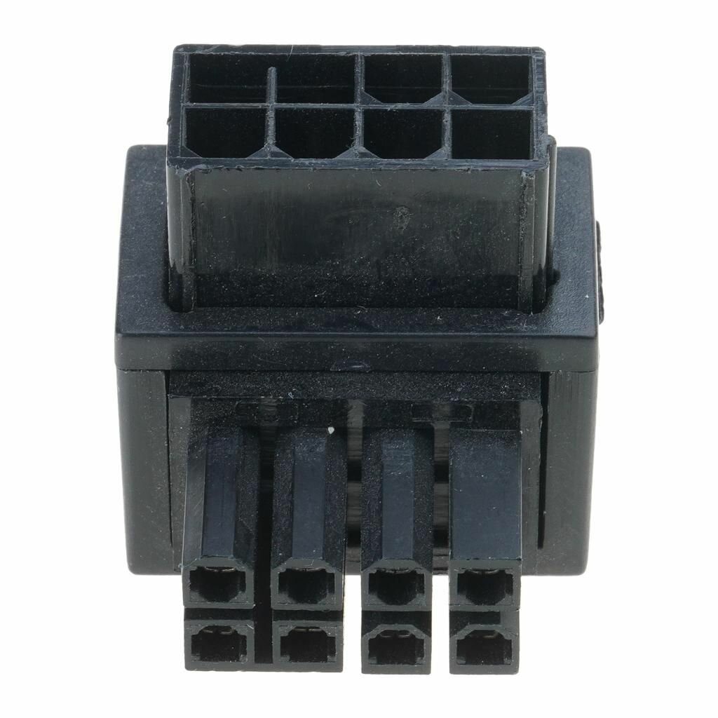 8-контактный адаптер для видеокарты с поворотной головкой на 90 градусов-черный