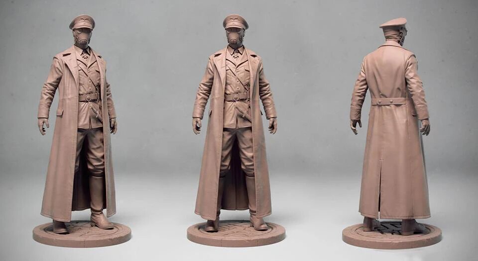 Наборы моделей из смолы Hell Main Villain 1/24, 1/18, 1/32, неокрашенные 100mm