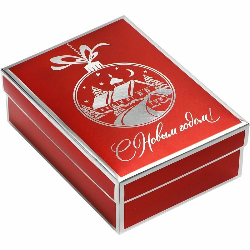 Коробка подарочная складная 'С Новым годом!', 21 х15 х 7 см арт.10399031 НГ