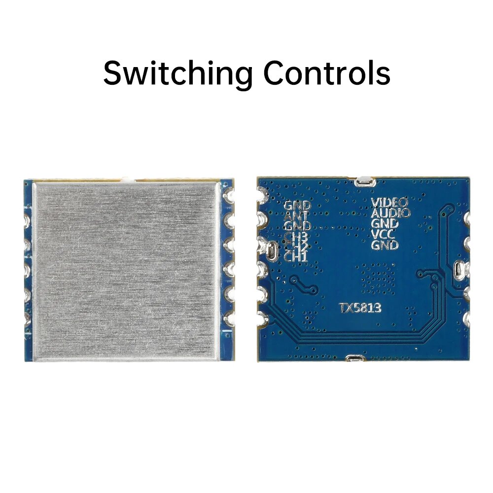 Модуль передачи 5,8G Tx5813 Передатчик передачи изображения 20 МВт 8-канальный модуль передачи изображения Fm