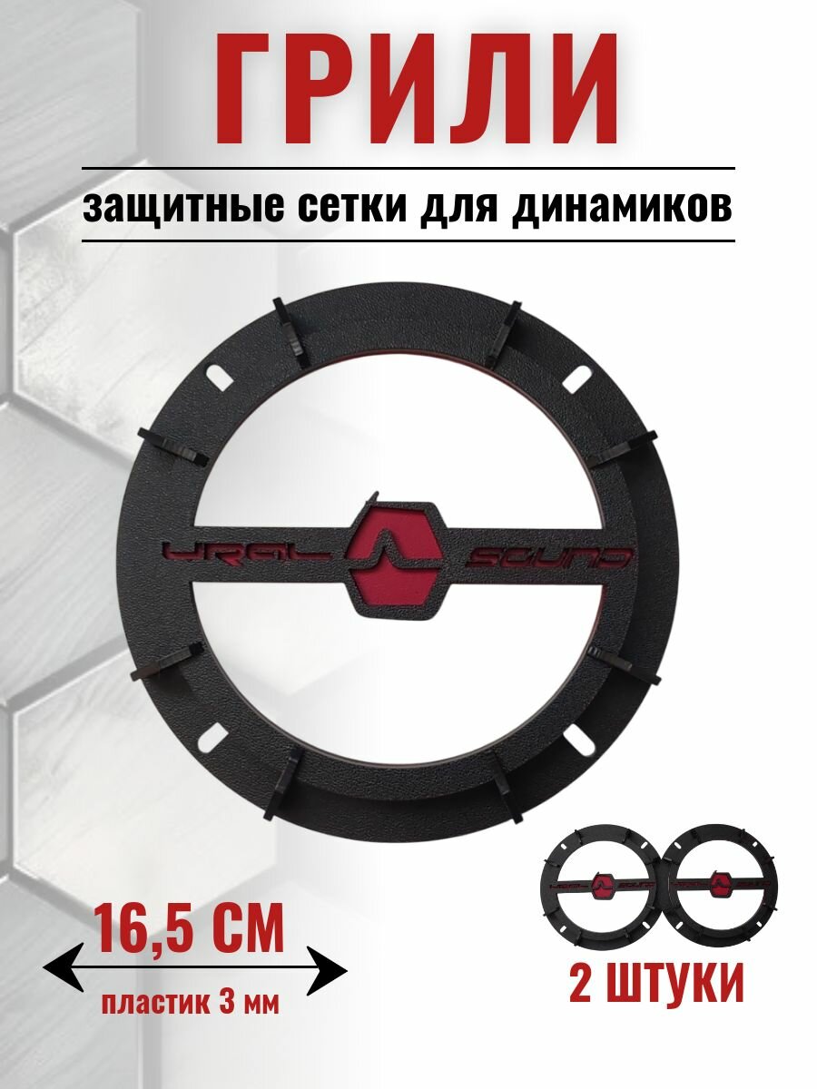 Сетки защитные на динамики 16 см АВС пластик 3 мм