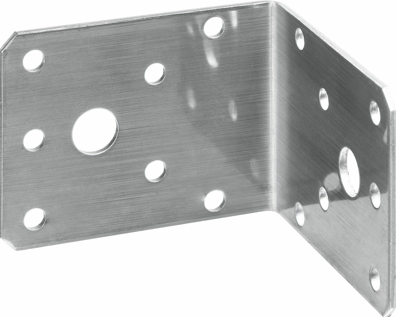 Нержавеющий уголок ЗУБР НКУ-2.0, 55x70x70x2 мм, профессиональный крепежный элемент 310526-55