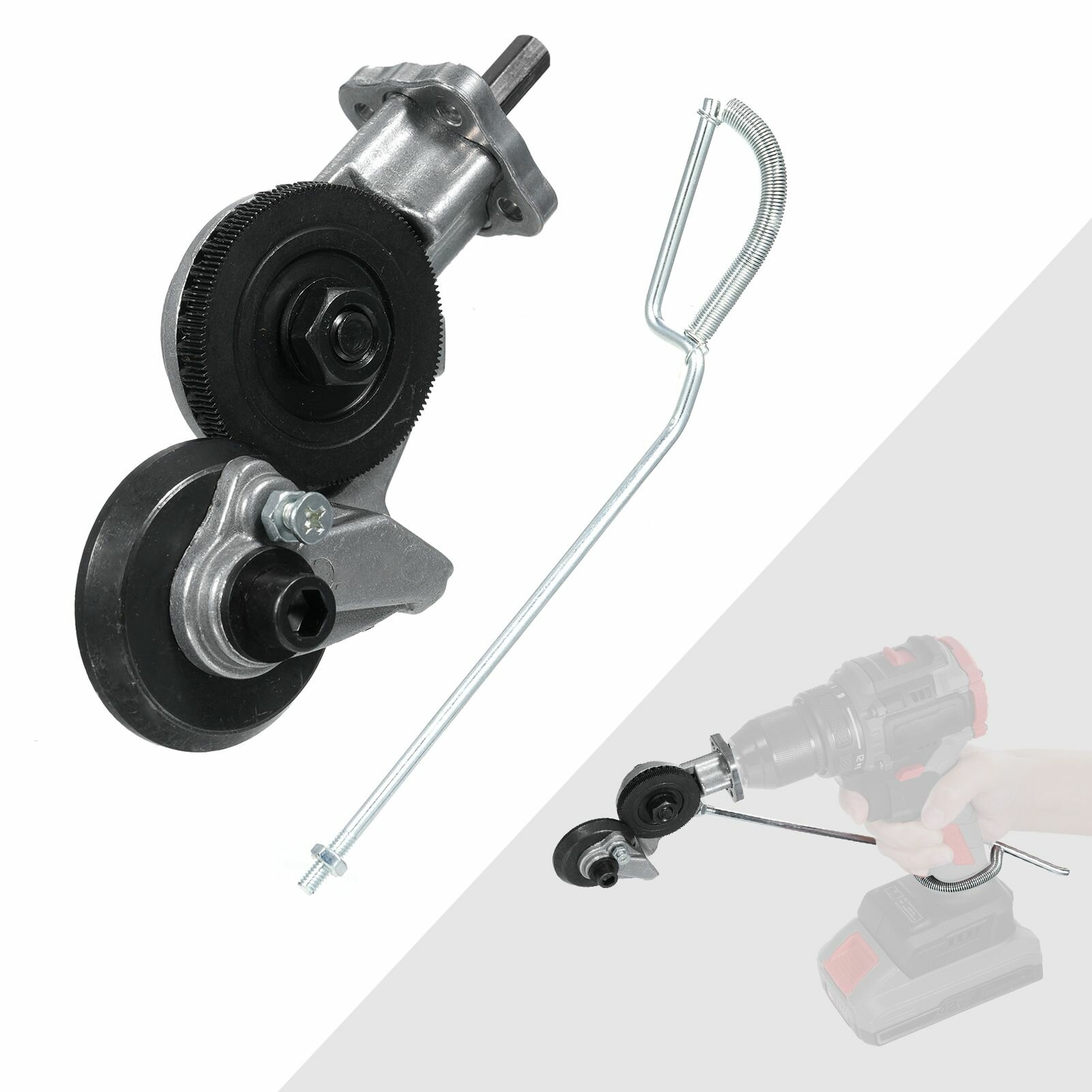 Насадка-резак для дрели, резка листового металла, железа, меди, алюминия