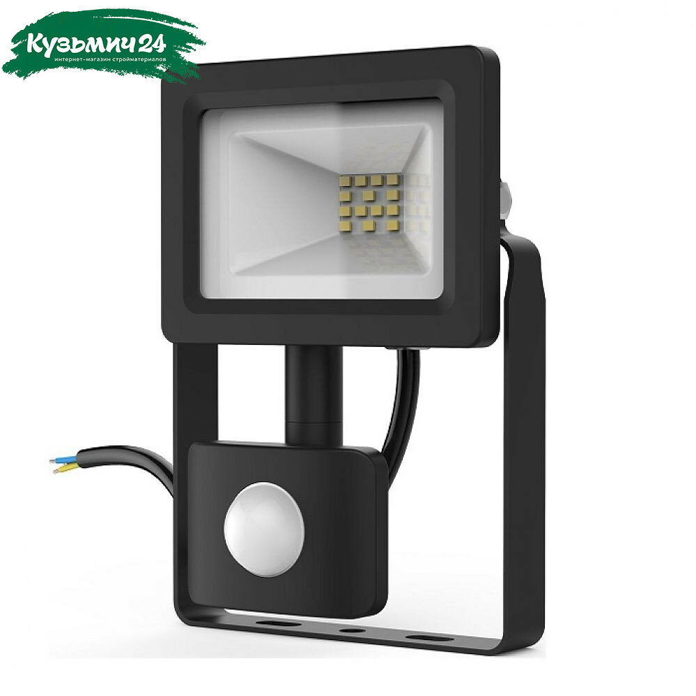 Прожектор светодиодный Gauss 10W IP65 6500K с датчиком движения