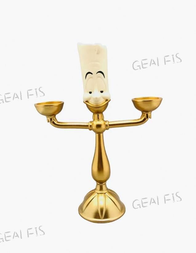 Подсвечник канделябр Люмьер - Красавица и чудовище 20 см