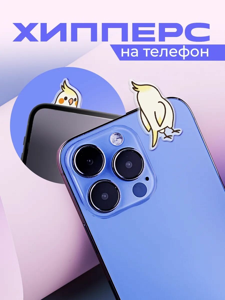 Хипперсы на телефон птицы попугайчик