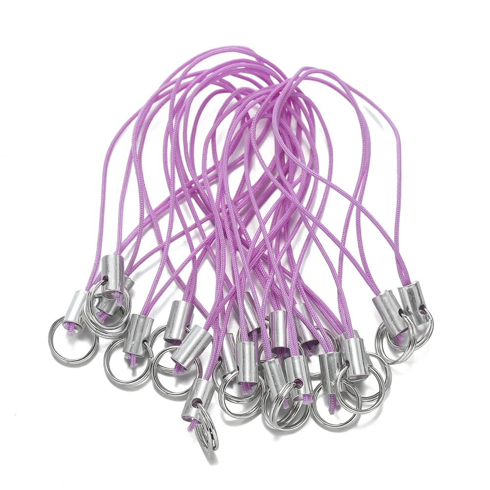 Полиэстеровые ремешки для рукоделия Сиреневый, 20pcs, Light purple