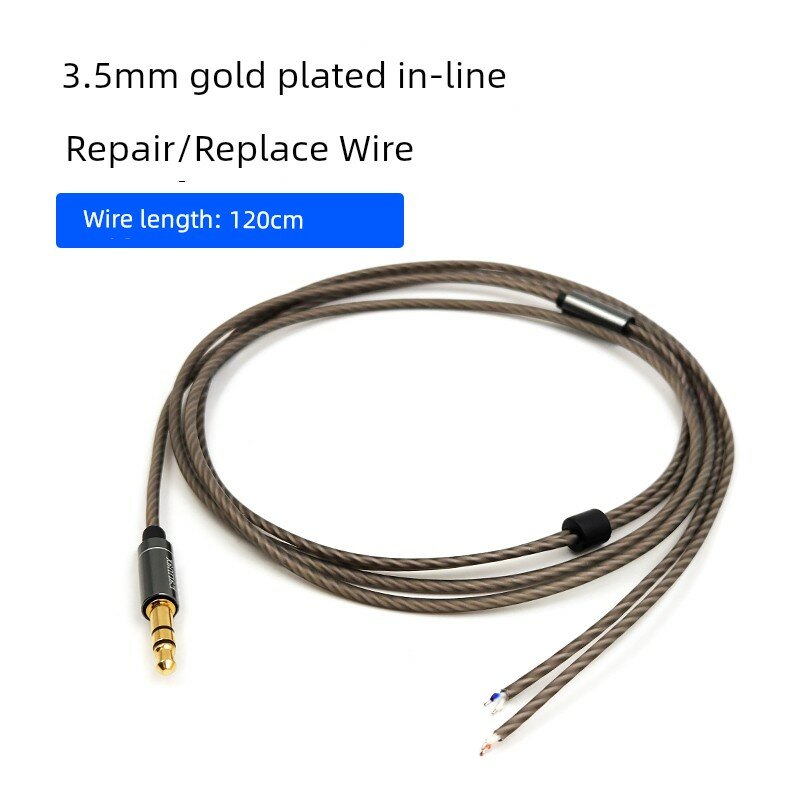 Кабель для ремонта наушников, посеребренный провод, внутриканальный, для самостоятельной замены, подходит для