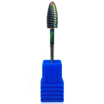 AWIX Professional, Фреза твердосплавная вольфрамовая для левшей «Кукуруза» D=6 мм, синяя