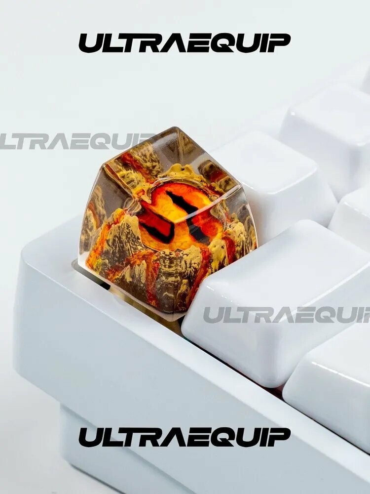 Кейкапы для механической клавиатуры - "Пикачу": 1U ESC, смола, ручная работа, для MX Switch