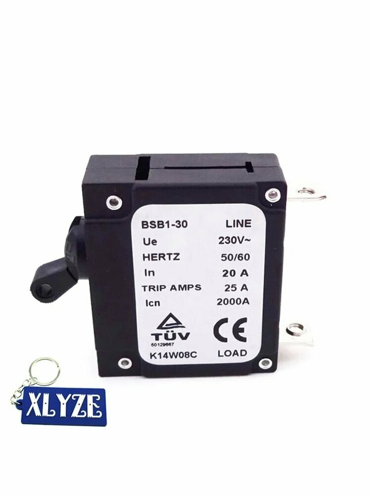 XLYZE 20 А в автоматическом выключателе генератора 25А