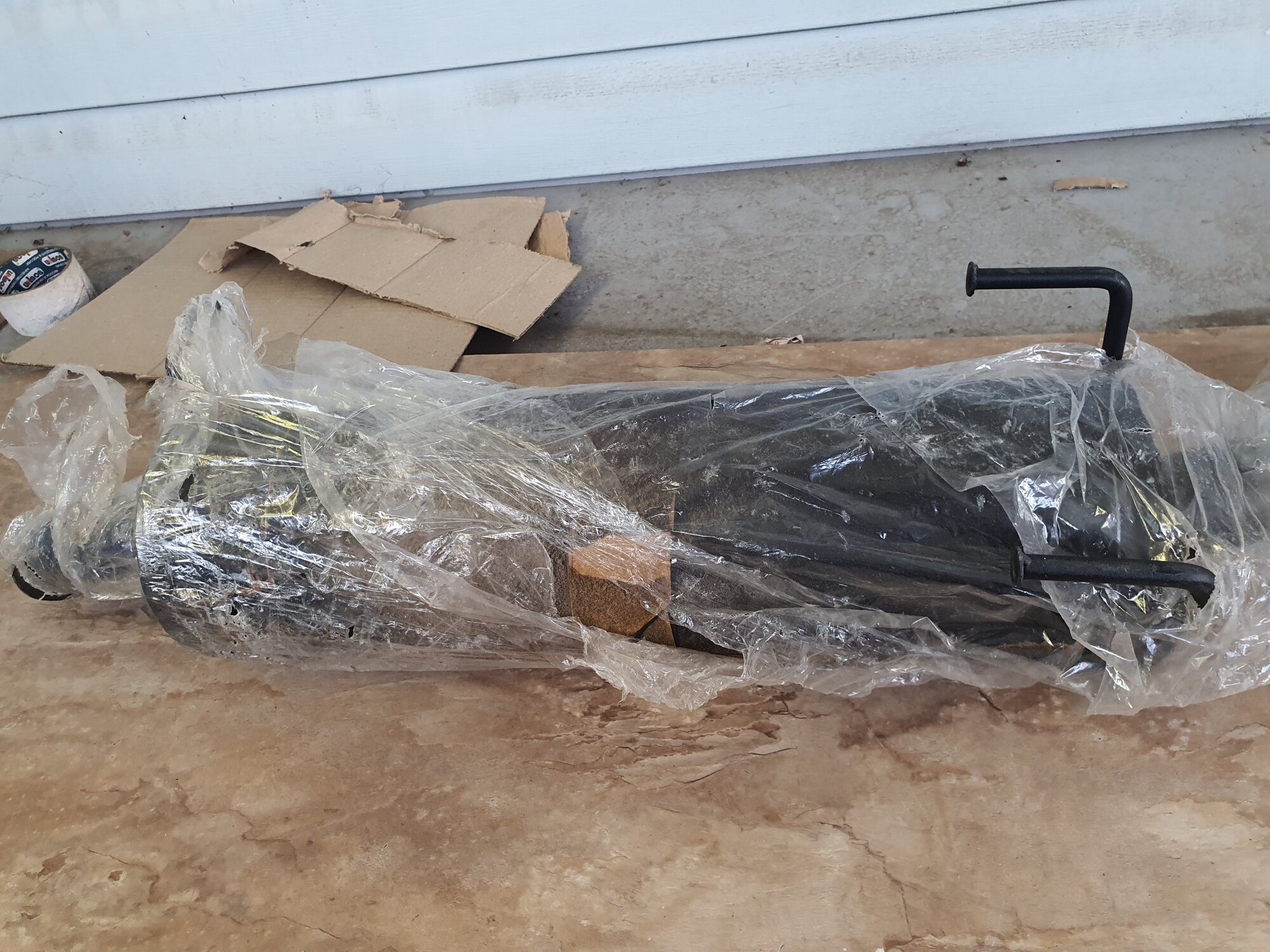 Глушитель Stinger на Hyundai Accent .