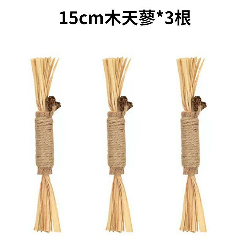 Маленькая палочка для чистки зубов с котовым мятным, 15 см, 3 шт, деревянный набор игрушек для чистки зубов и игр кошек