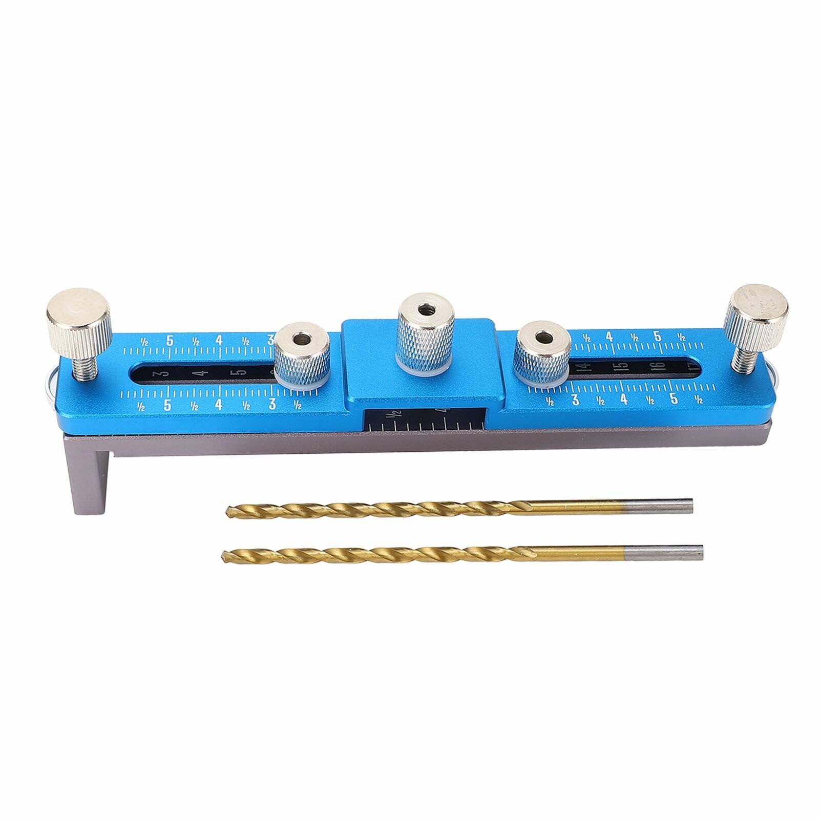 Шаблон ручки шкафа, инструмент для перфорации, алюминий, локатор, синий, серый