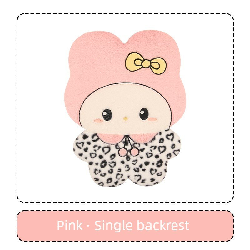 Зимняя плюшевая накидка на автомобильное сиденье с рисунком Мэйли, розовая, теплая, из короткого плюша, утолщенная,