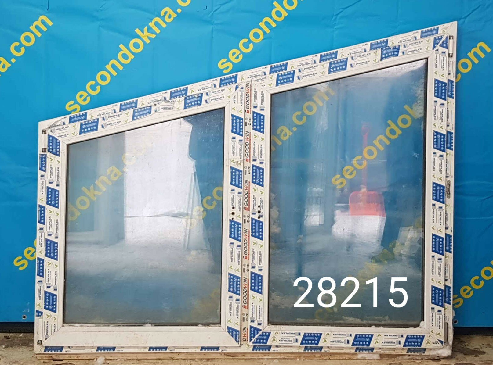 Пластиковое окно Б/У (нест.) 1300(в)х1610(ш)