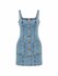 Платье BALMAIN Button front denim dress, размер 40, blue