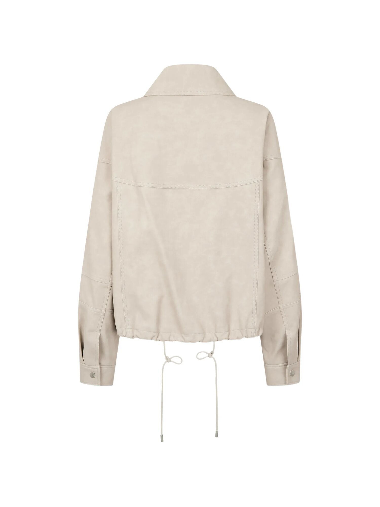 Куртка STUDIO TOMBOY Drawstring faux-leather jacket, размер OneSize, разноцветный — фото 1