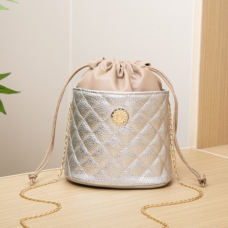 Простая сумка-ведро, новинка осень-зима 2022, женская модная сумка, дешевые женские сумки для трансграничной торговли.