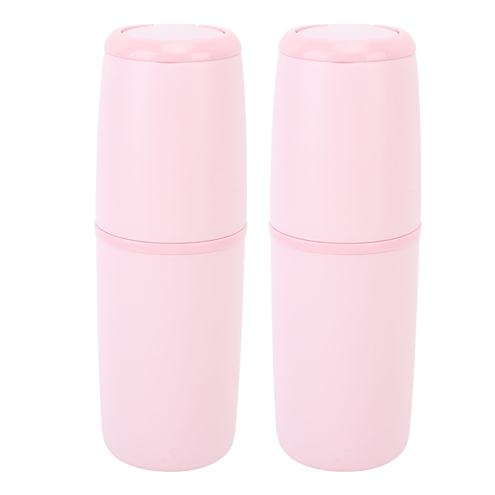 Travel Toothbrush Case Versatile Stylish Look Portable Toothpaste Holder for Outdoor Business Trip Pink