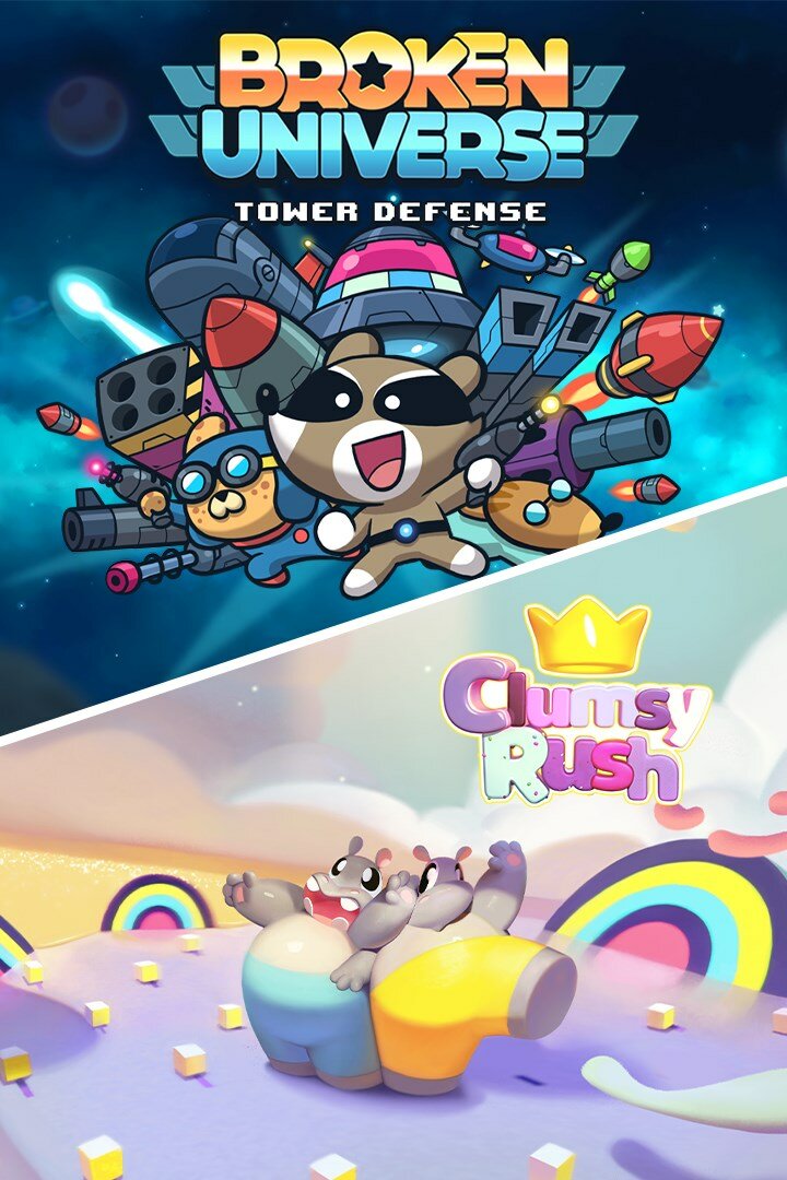 Набор Broken Universe - Tower Defense + Clumsy Rush — Xbox Series X|S, Xbox One — Ключ активации