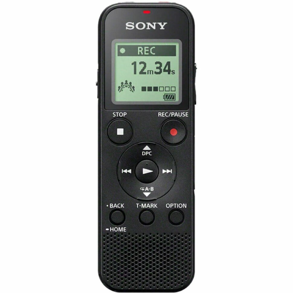 Диктофон цифровой Sony ICD-PX470/С, черный, 4GB, 1760672