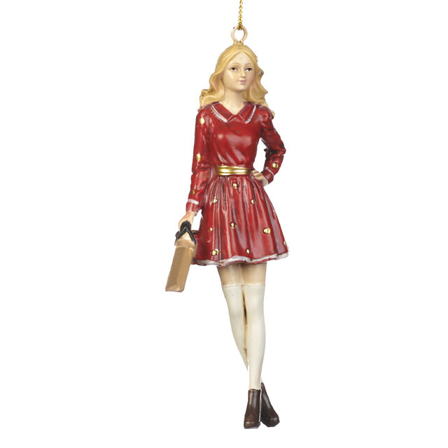 Елочная игрушка Christmas Shopping: Леди Алексис 12 см, подвеска, Goodwill (Гудвилл), MC38121-1