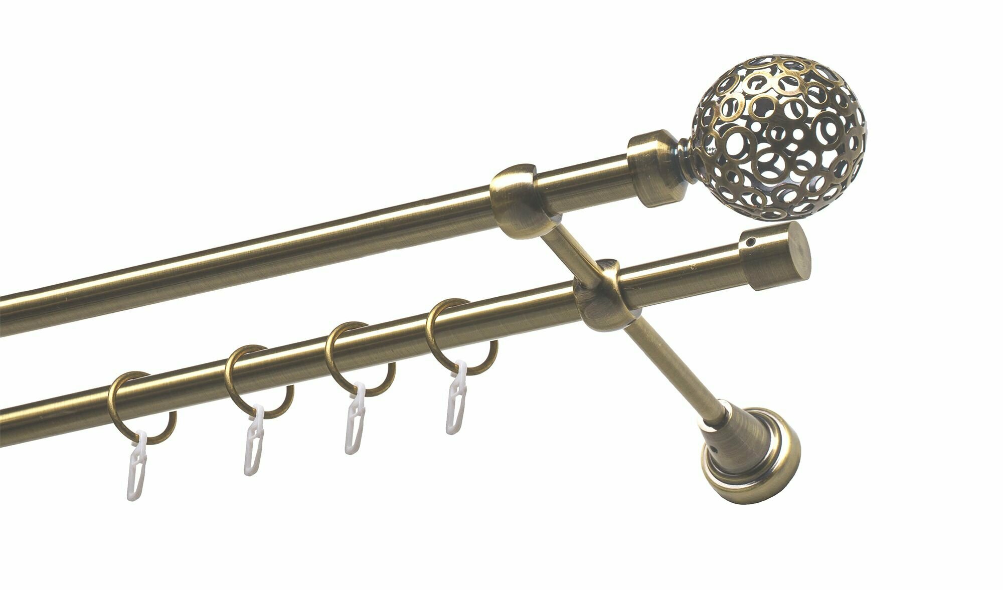 Карниз для штор 1,6 метра AICITY метеор 21 бронза