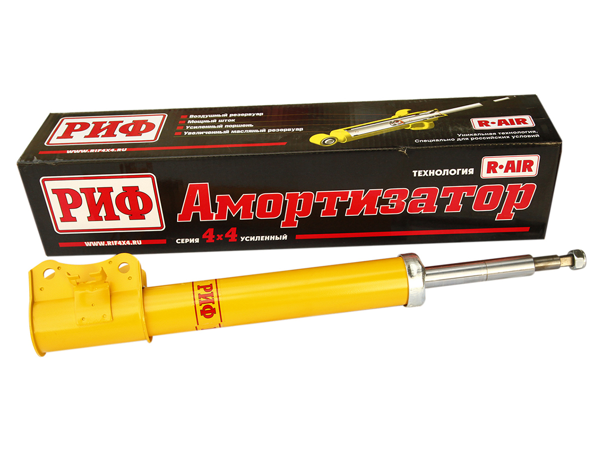 Амортизатор усиленный РИФ передний Suzuki Vitara 88-05, Grand Vitara 97-05, Escudo 1,2 98-05 лифт 35 мм