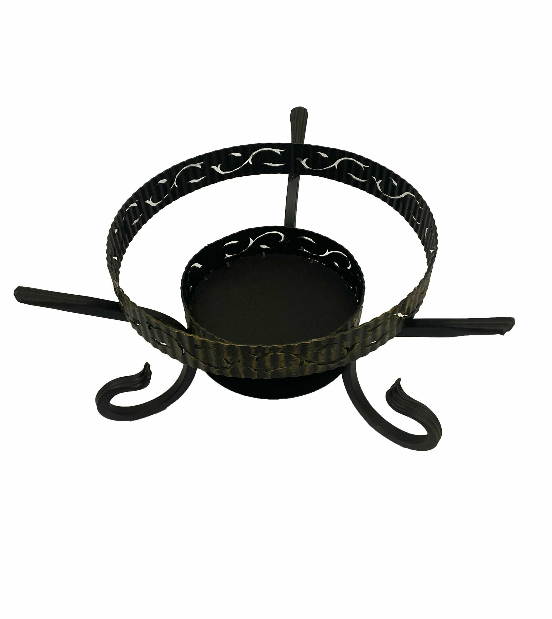 Кованая подставка под садж или казан "Оптимус"