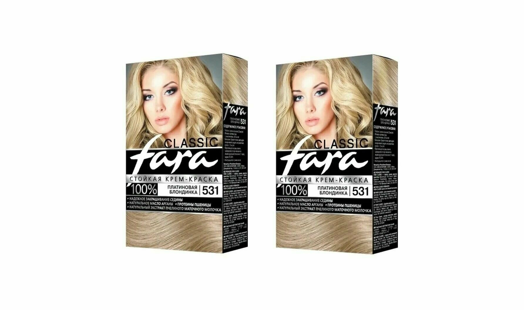 Fara Краска для волос "Classic", тон 531, 115 мл, 2 упаковки
